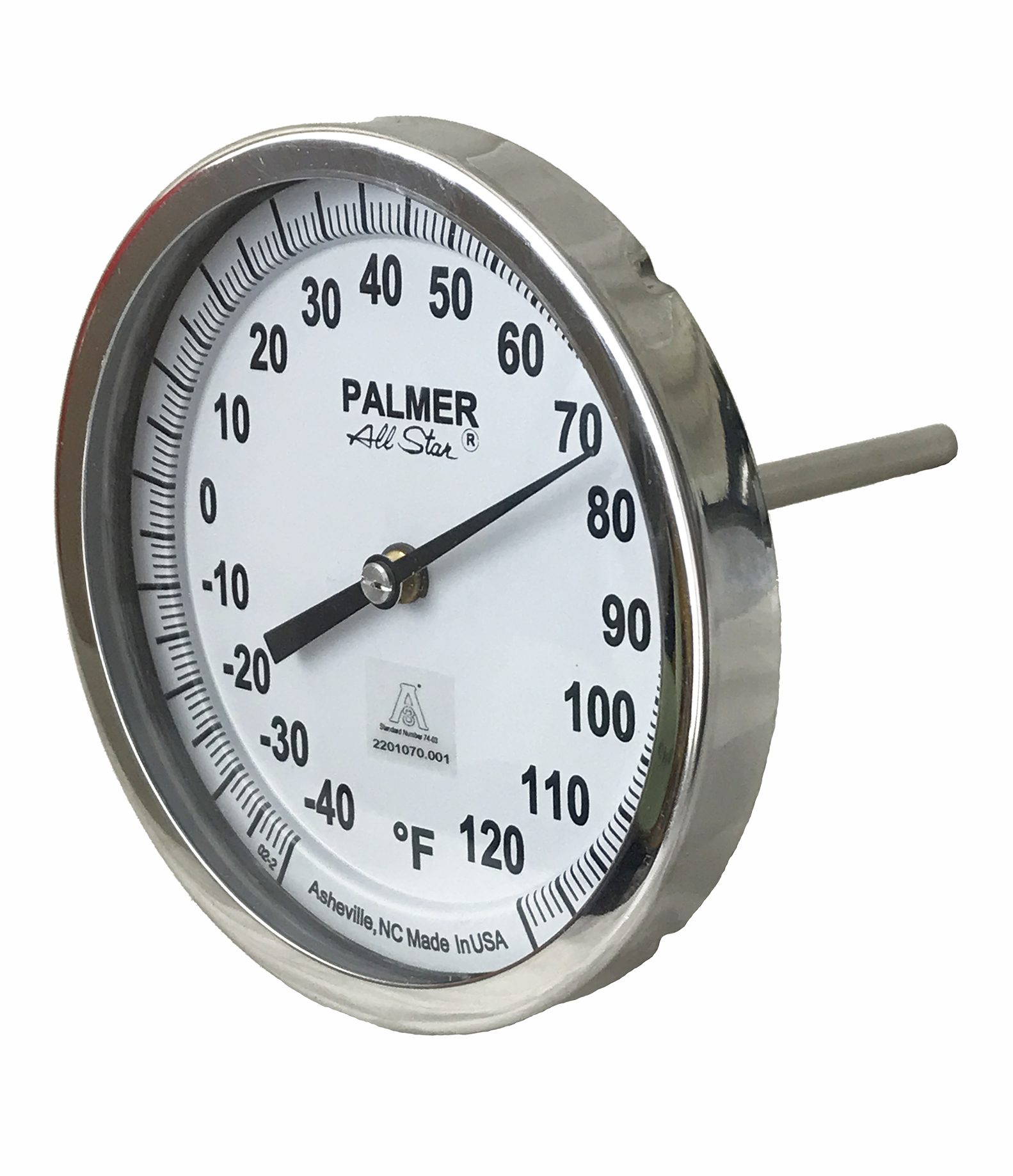 Sanitary Bimetal Thermometers | Palmer Wahl Instrument Manufacturing