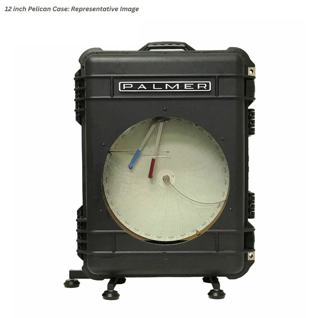 Pelican® Case Pressure and Temperature Circular Chart Recorder, 8 inch ...