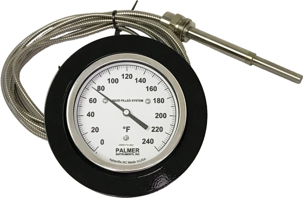 5 inch Wall or Flush Mount Direct Drive Dial Thermometer, 50B & 50C ...