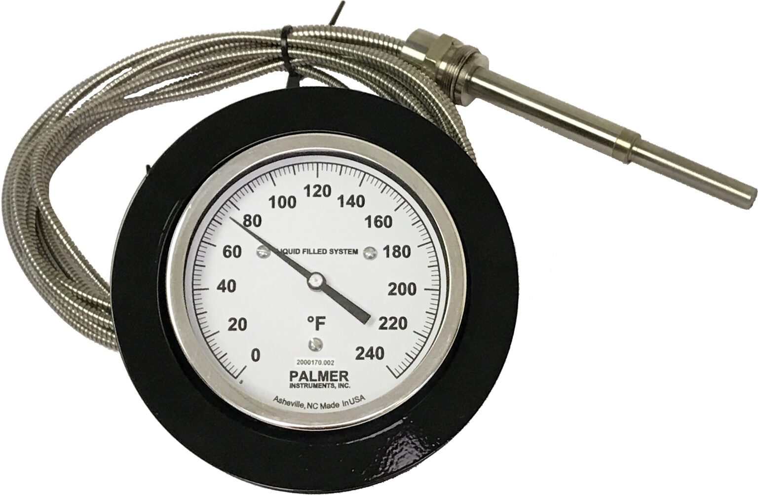 5 inch Wall or Flush Mount Direct Drive Dial Thermometer, 50B & 50C ...