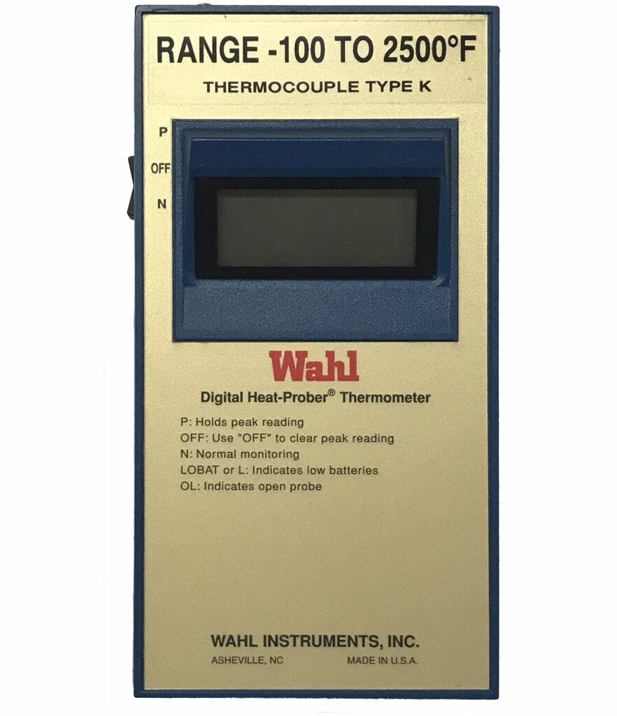 2500M Series Heat Prober Hand Held Type K Thermocouple Meters, °F ...