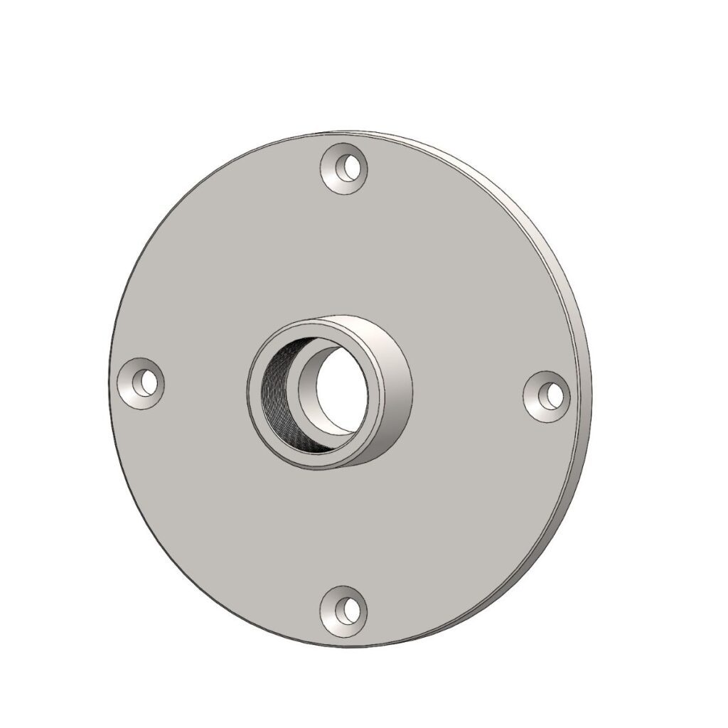 R40 & R60 Series Wall Mount Flange | Palmer Wahl Instrument Manufacturing